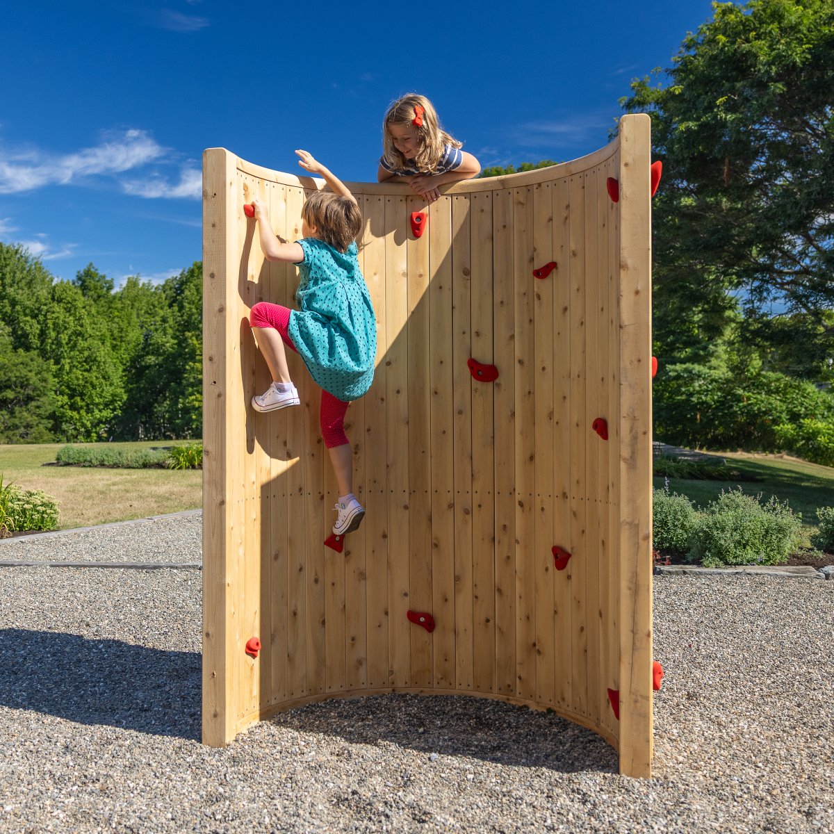 Curved Climbers | CedarWorks Playsets