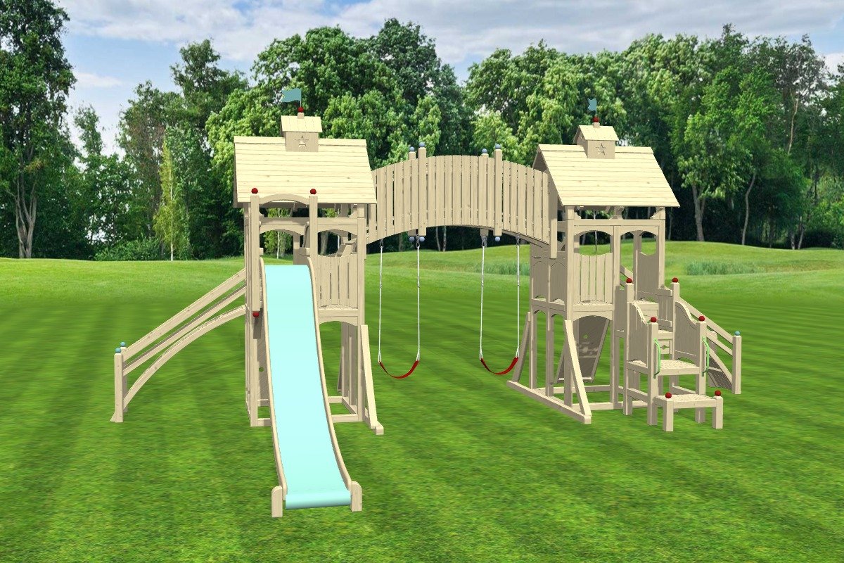 Introduction to Architectural Wood Swing Sets and Playsets | CedarWorks ...