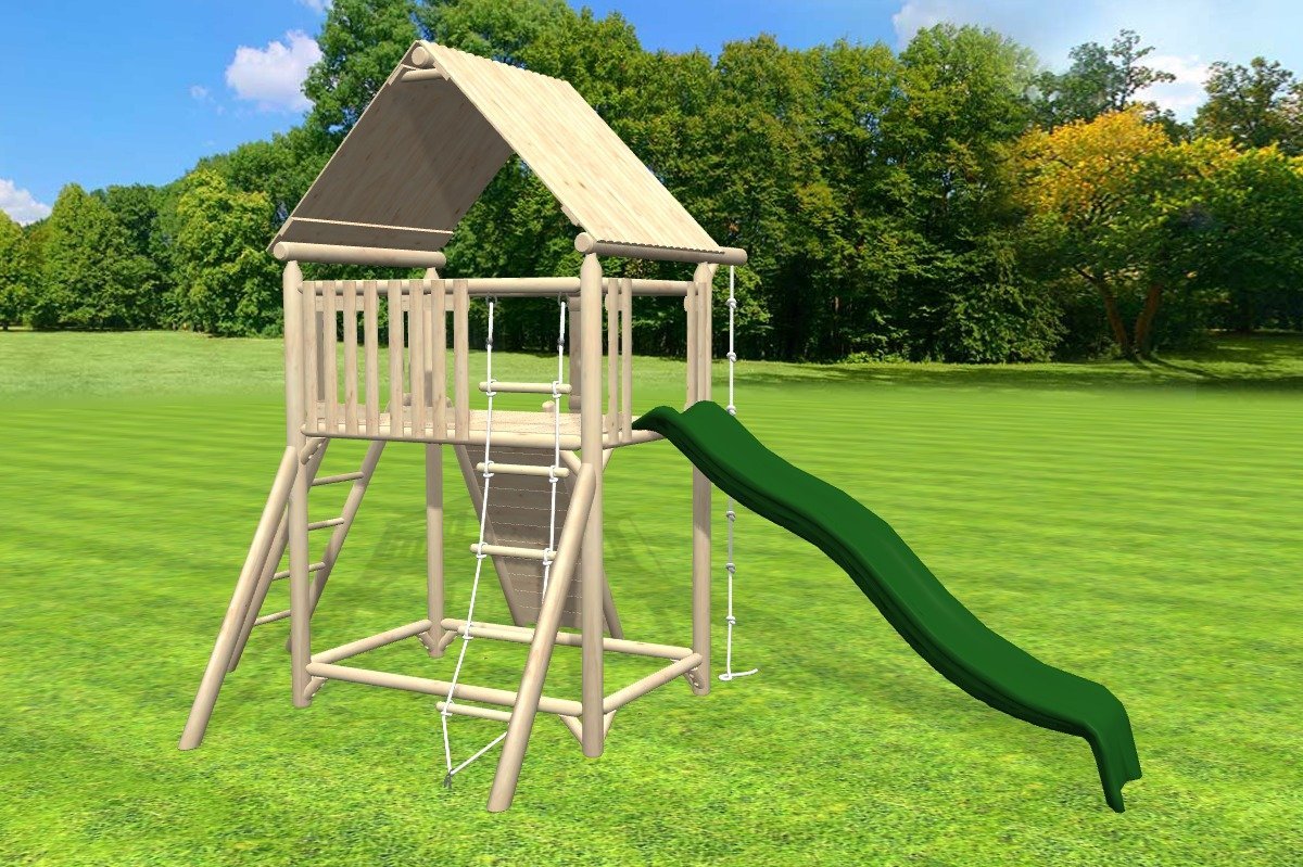 Rustic Wooden Swing Set, Jungle Gym, Play Set | CedarWorks Playsets