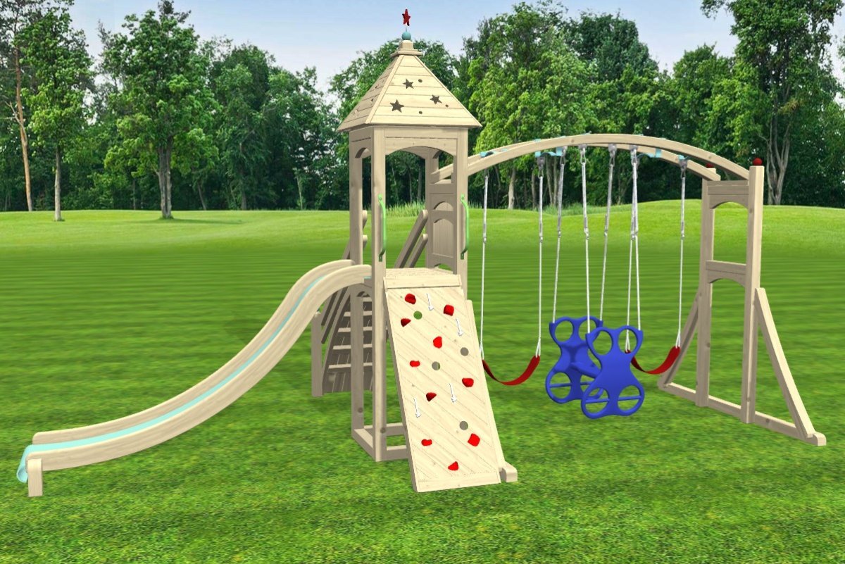 Introduction to Architectural Wood Swing Sets and Playsets | CedarWorks ...