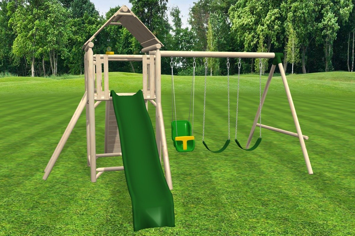 Rustic Wooden Swing Set, Jungle Gym, Play Set | CedarWorks Playsets
