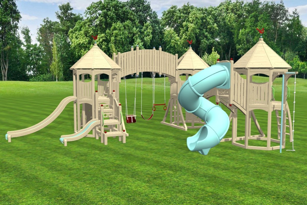 Introduction to Architectural Wood Swing Sets and Playsets | CedarWorks ...