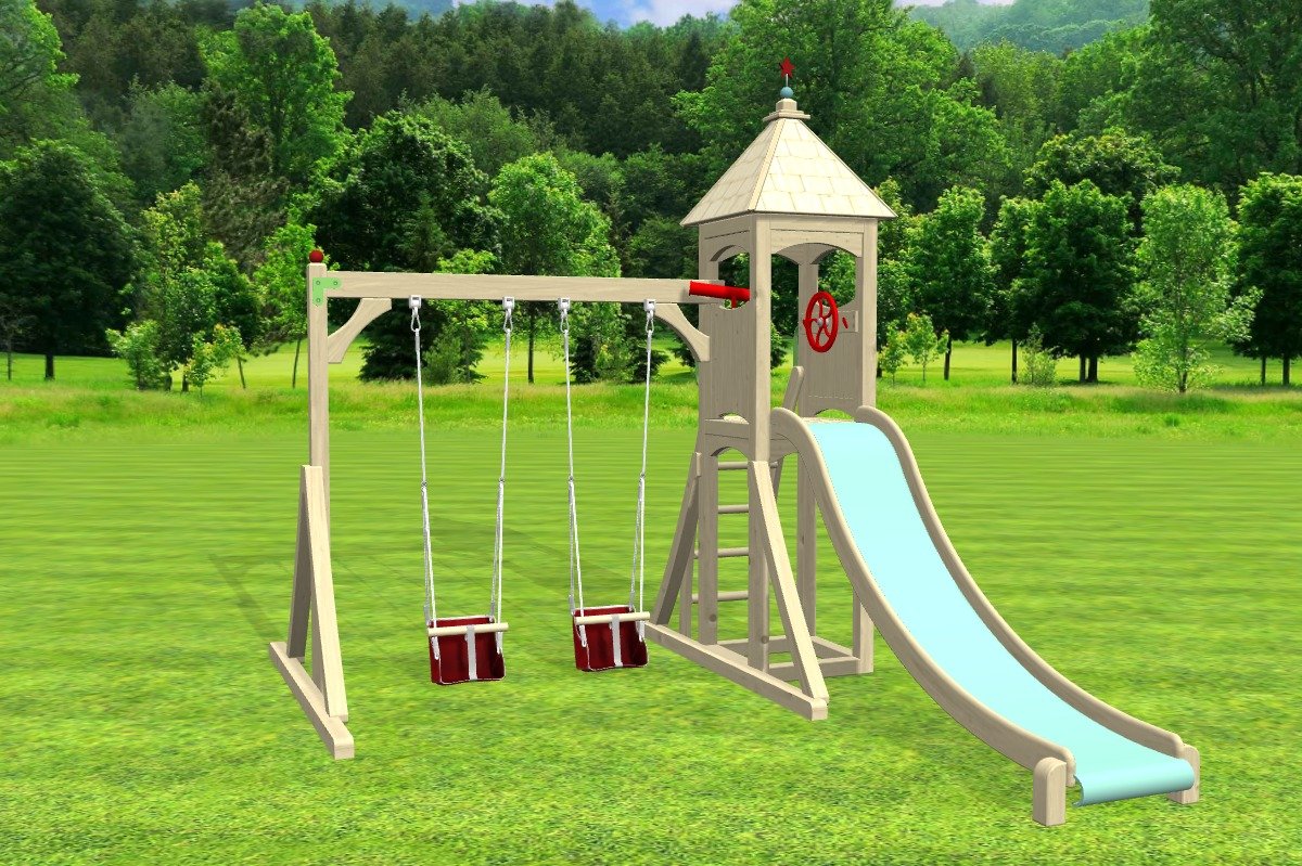 Introduction to Architectural Wood Swing Sets and Playsets | CedarWorks ...
