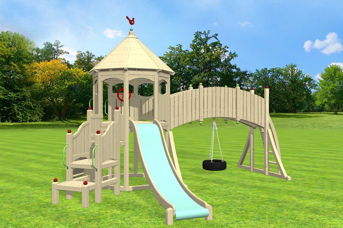 Introduction to Architectural Wood Swing Sets and Playsets | CedarWorks ...