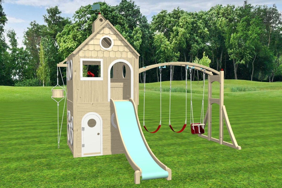 Introduction to Architectural Wood Swing Sets and Playsets | CedarWorks ...
