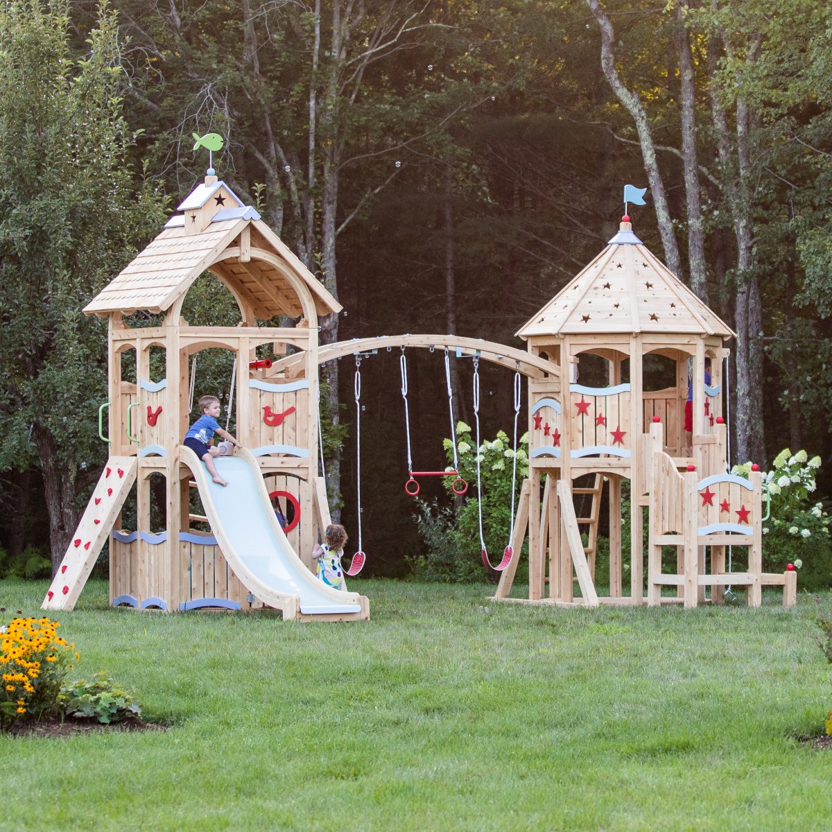 Swing Sets, Playsets, Curved Climbers, Playhouses, and Backyard ...
