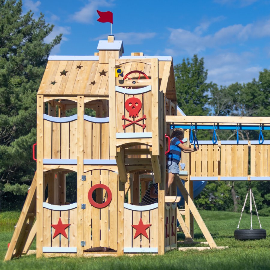 Introduction to Classic Wooden Swing Sets for Outdoor Play | CedarWorks ...