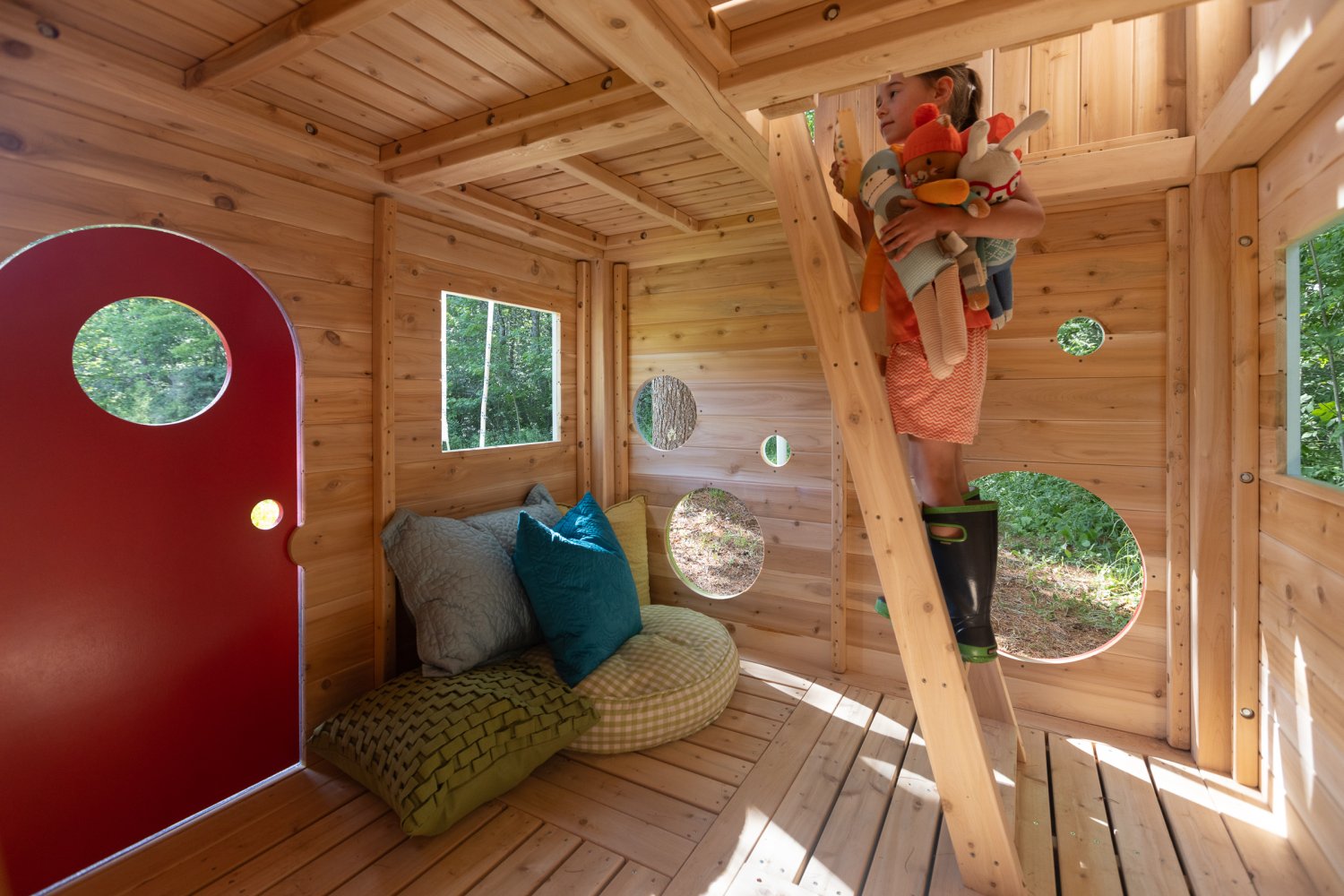 See Inside an Outdoor Playhouse | CedarWorks Playsets
