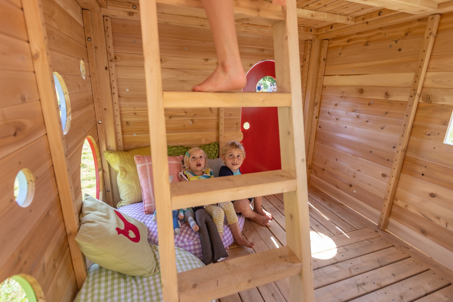 See Inside an Outdoor Playhouse | CedarWorks Playsets