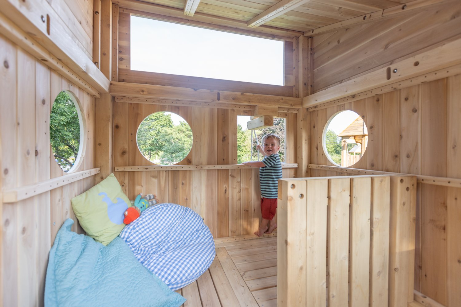 See Inside an Outdoor Playhouse | CedarWorks Playsets