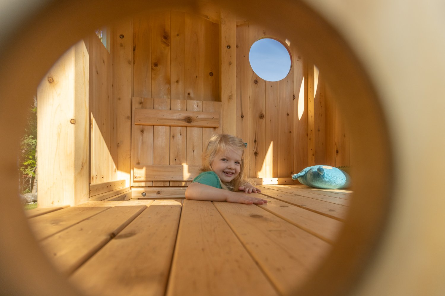 See Inside an Outdoor Playhouse | CedarWorks Playsets