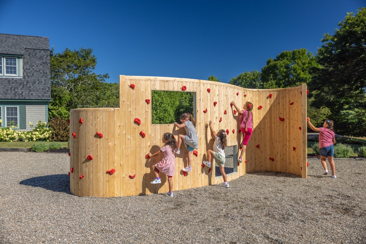 Curved Climbers Playsets Gallery | CedarWorks Playsets