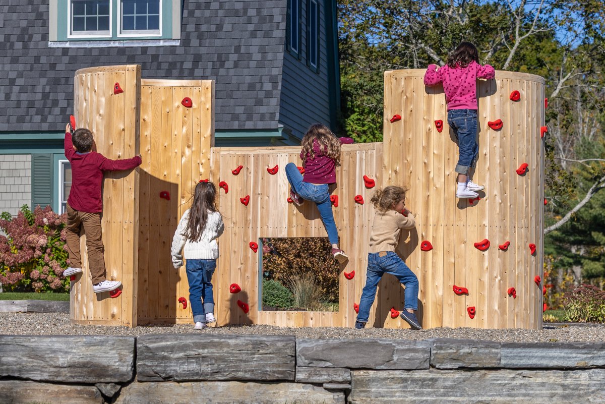 Curved Climbers Playsets Gallery | CedarWorks Playsets
