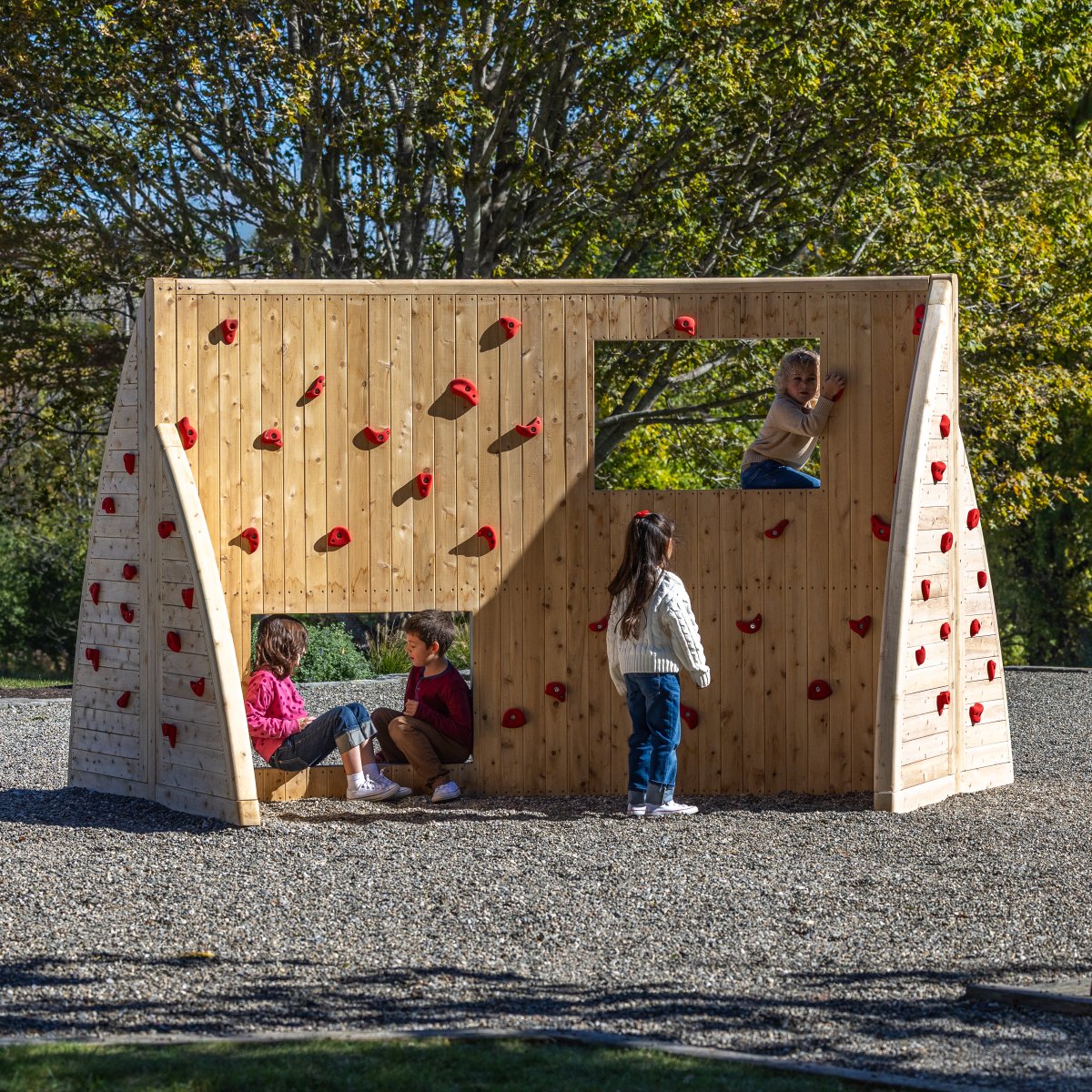 Curved Climbers Playsets Gallery | CedarWorks Playsets