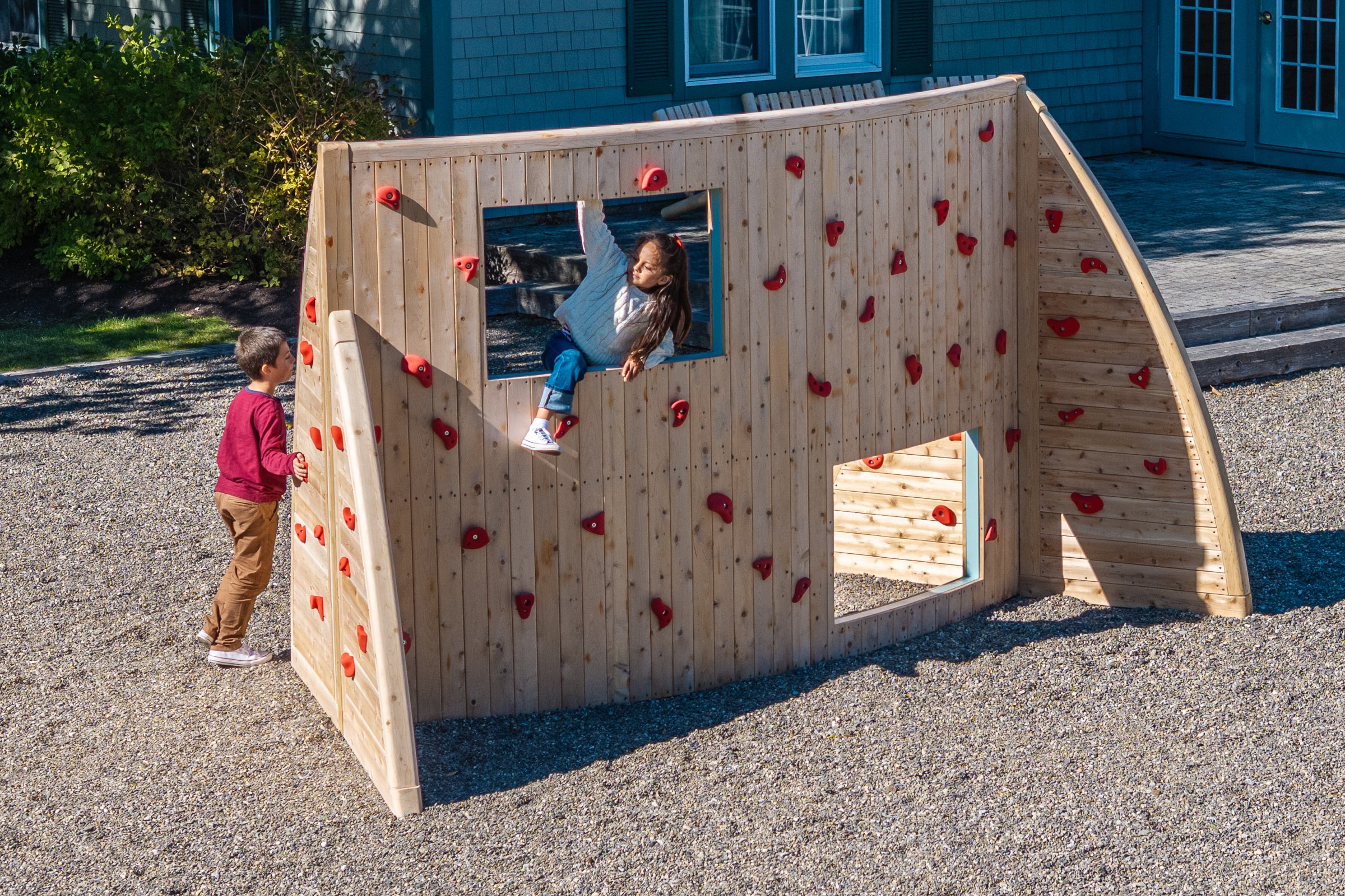 Curved Climber 1493 | CedarWorks Playsets