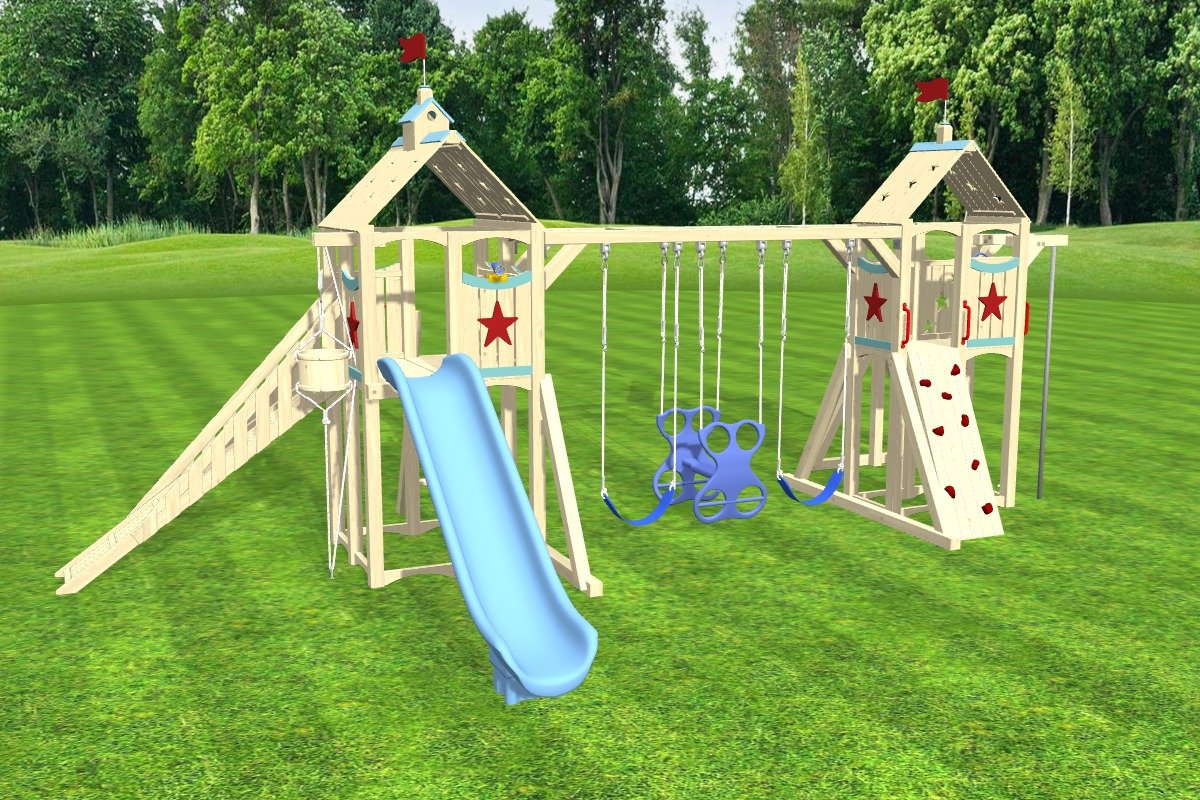 Classic 1307 | CedarWorks Playsets