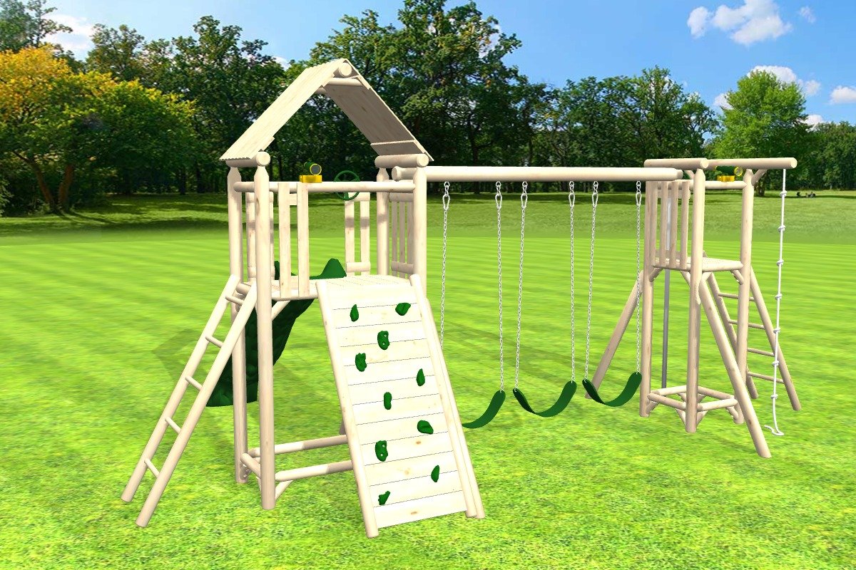 Rustic 4423 | CedarWorks Playsets