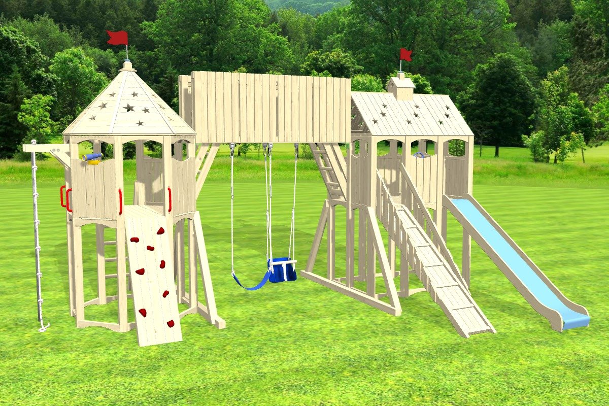 Classic 1068 | CedarWorks Playsets