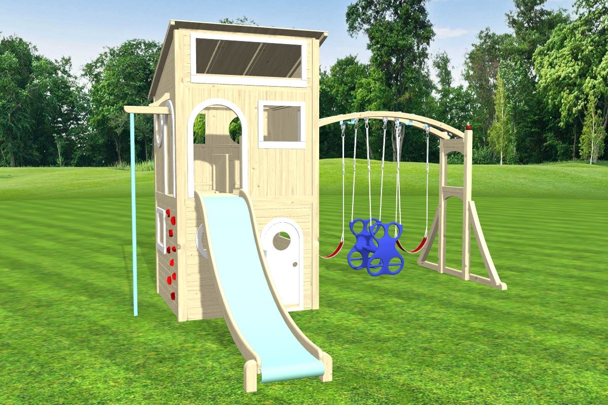 Architectural 1158 | CedarWorks Playsets