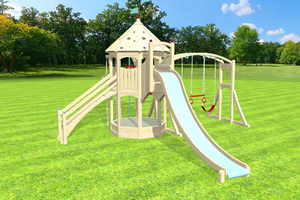 Architectural 1443 | CedarWorks Playsets