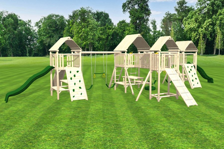 Rustic 2378 | CedarWorks Playsets