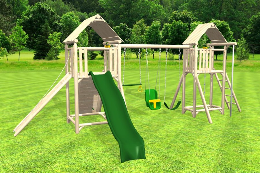 Rustic 5413 | CedarWorks Playsets